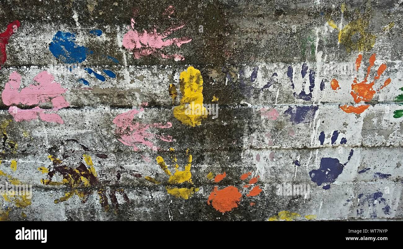Handprints Wall High Resolution Stock Photography and Images - Alamy