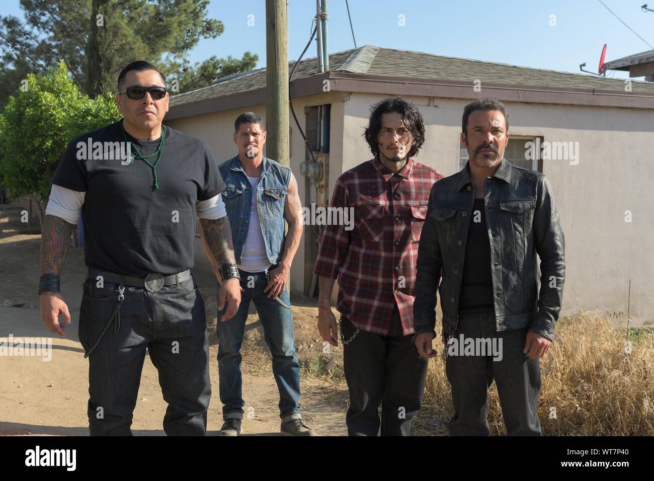 MAYANS, M.C., from left: Frankie Loyal, JD Pardo, Richard Cabral ...