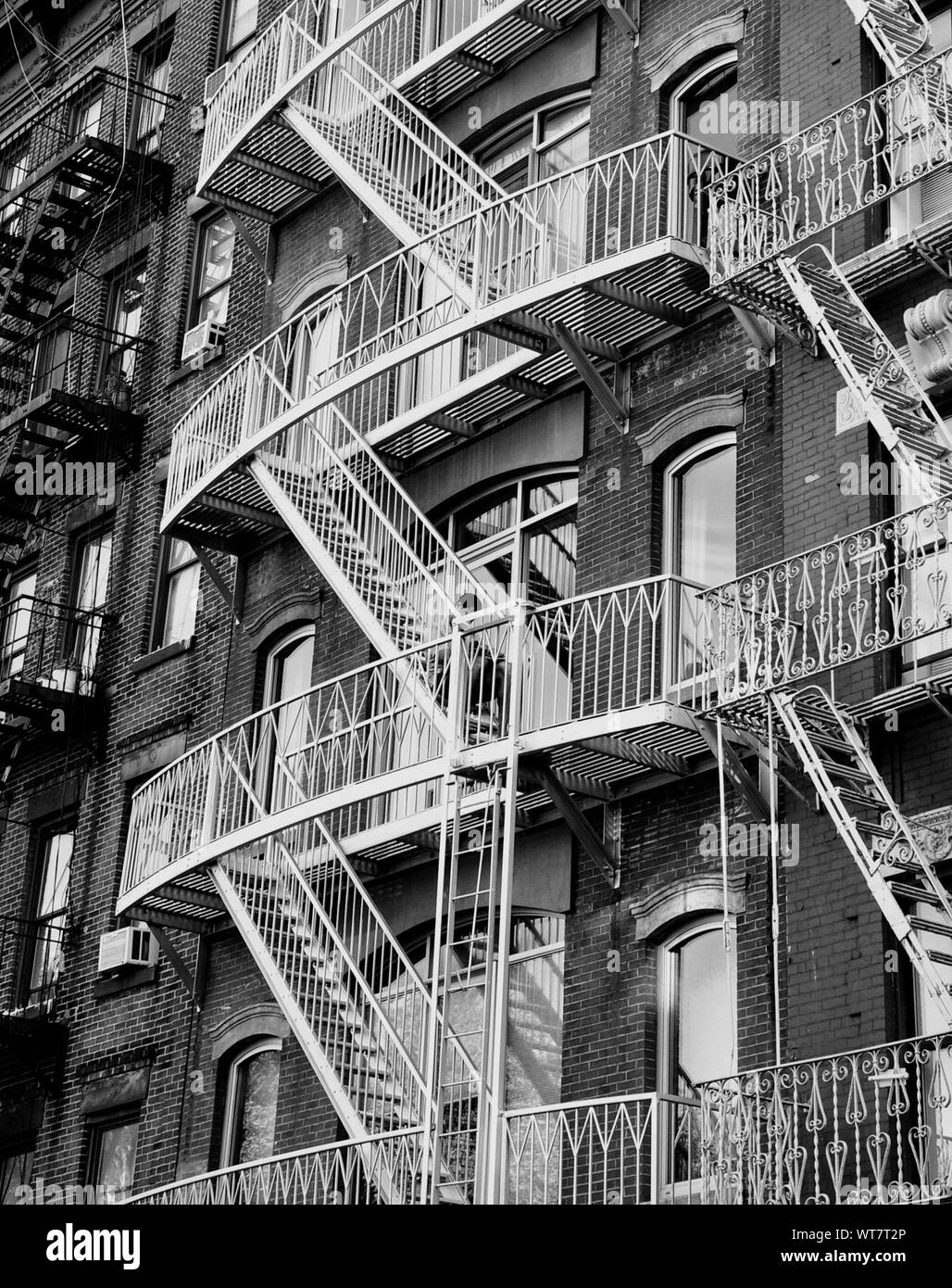 People escape fire steps hi-res stock photography and images - Alamy