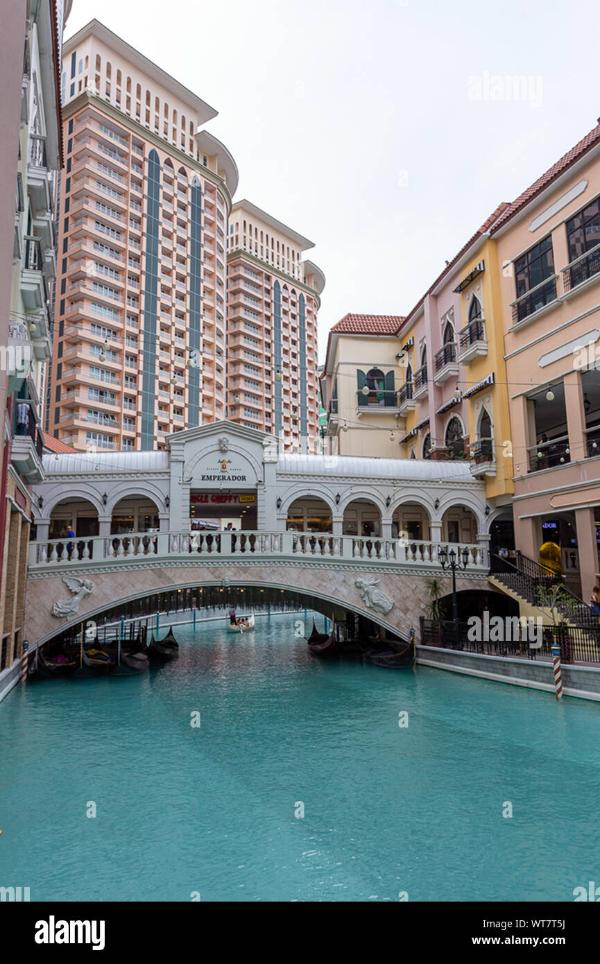 Venice Grand Canal, Bonifacio Global City, Taguig, Manila, Philippines. 22nd August 2019 Stock ...
