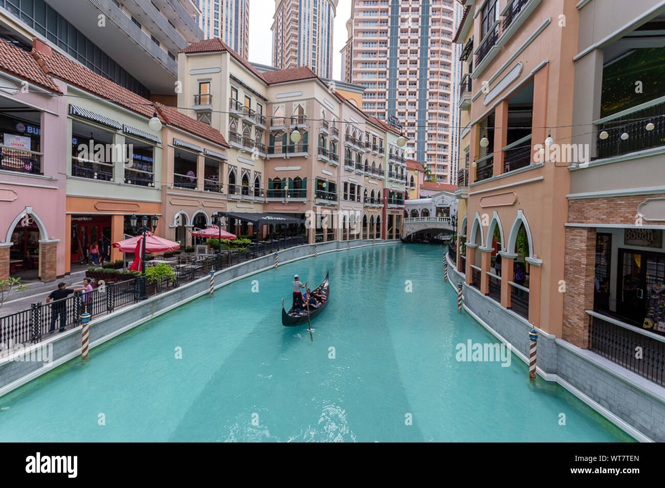 Venice Grand Canal, Bonifacio Global City, Taguig, Manila, Philippines. 22nd August 2019 Stock ...