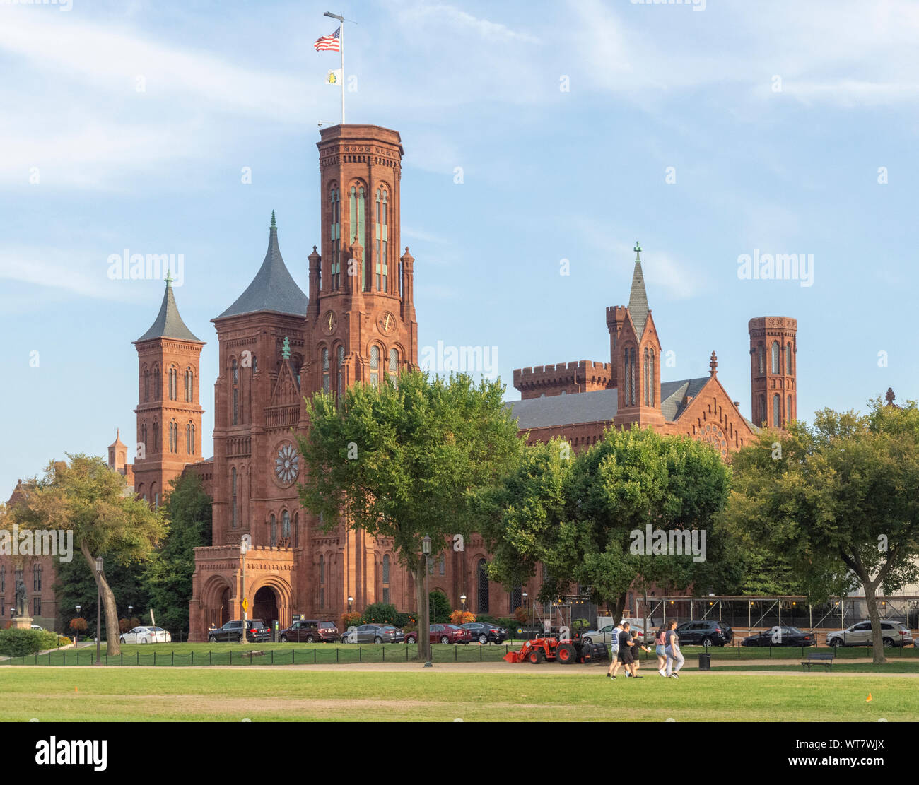 The Smithsonian Castle, completed in 1855, today houses Smithsonian ...