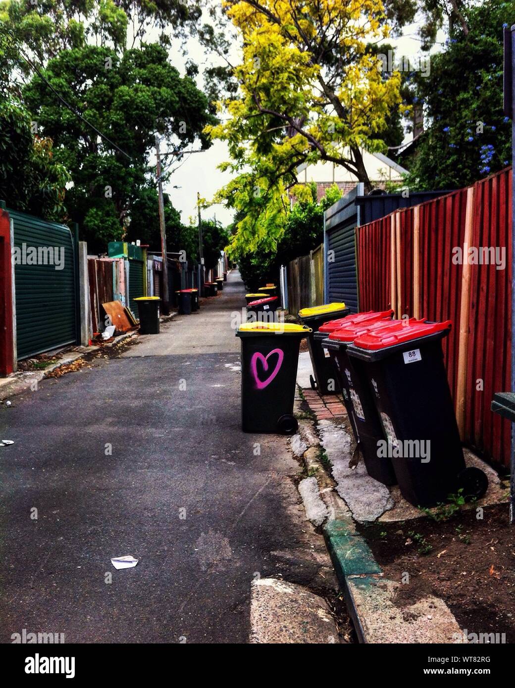 Bins road hi-res stock photography and images - Alamy
