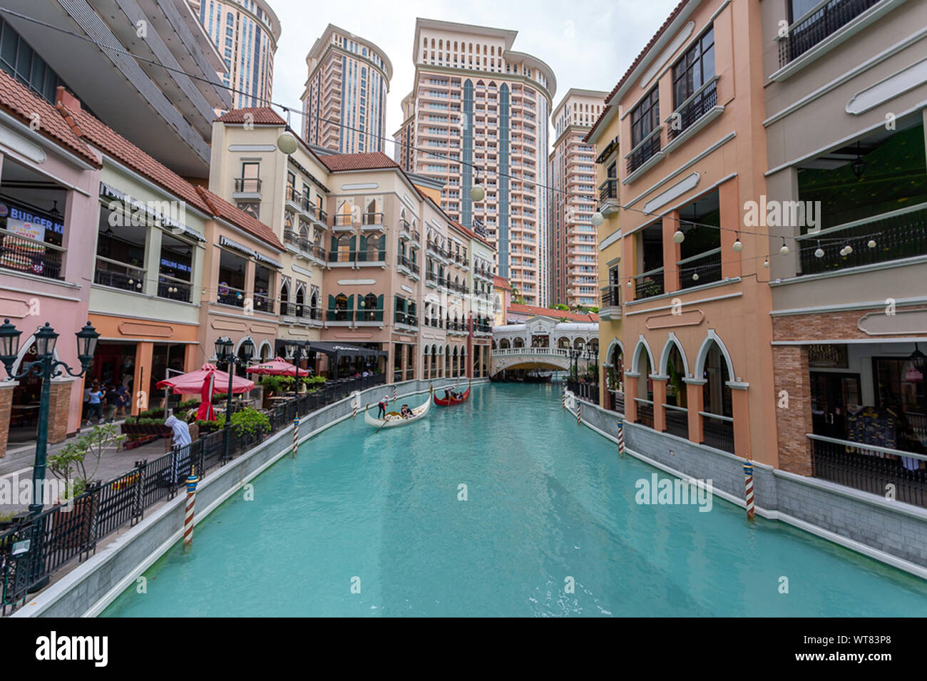 Venice Grand Canal, Bonifacio Global City, Taguig, Manila, Philippines. 22nd August 2019 Stock ...
