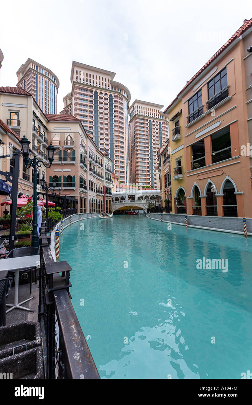 Venice Grand Canal, Bonifacio Global City, Taguig, Manila, Philippines. 22nd August 2019 Stock ...
