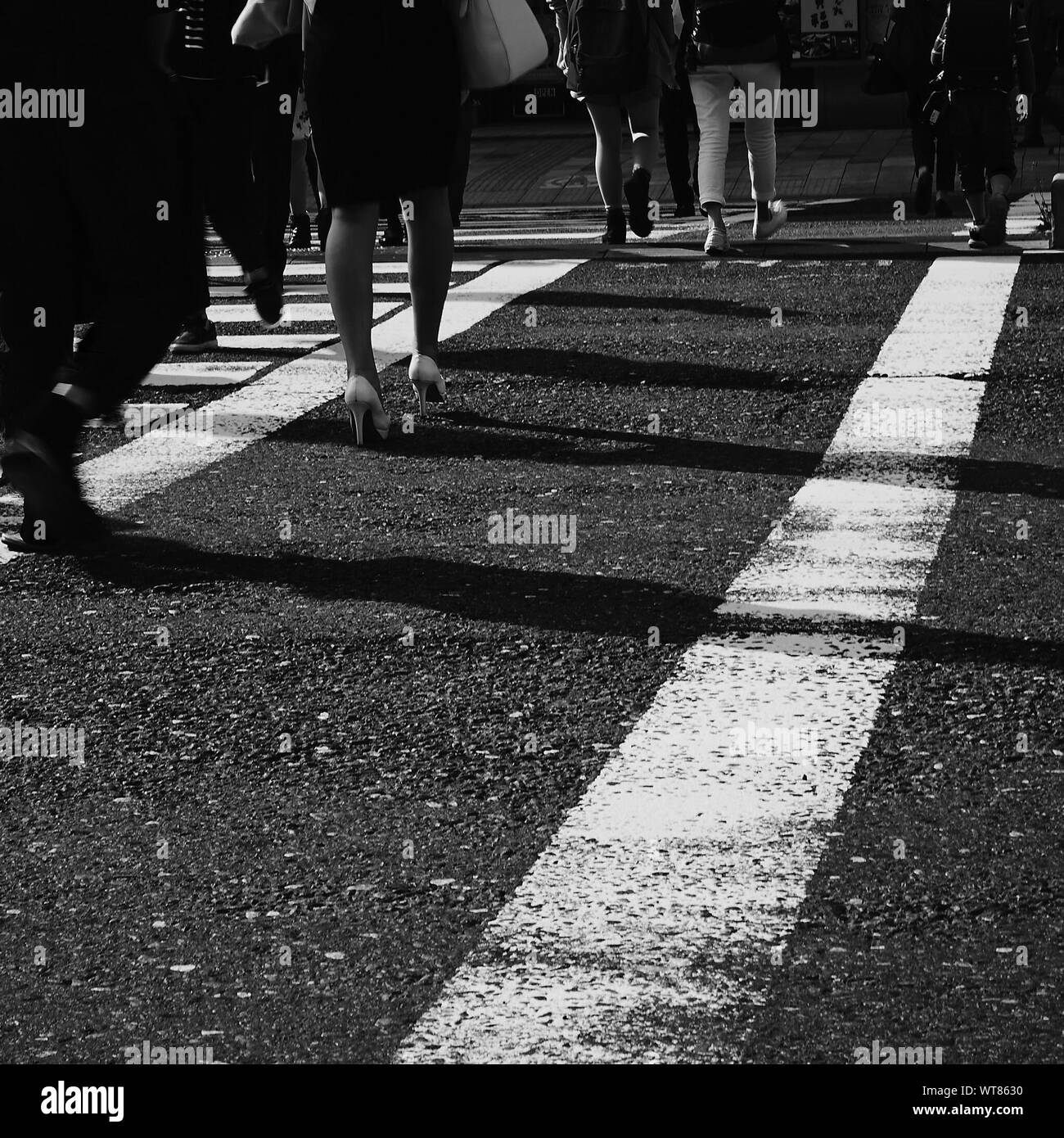 Walking crosswalk low hi-res stock photography and images - Alamy