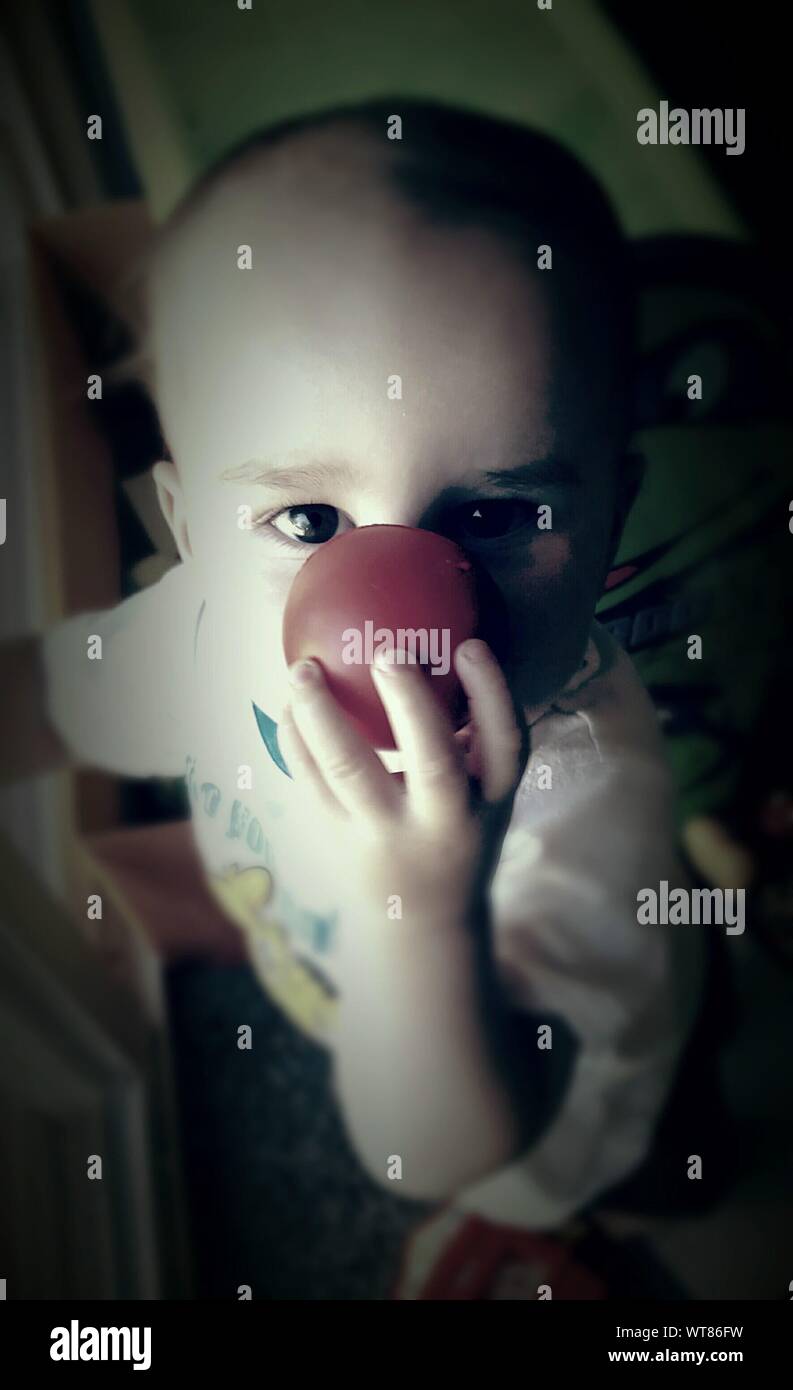 Baby nose close up hi-res stock photography and images - Alamy