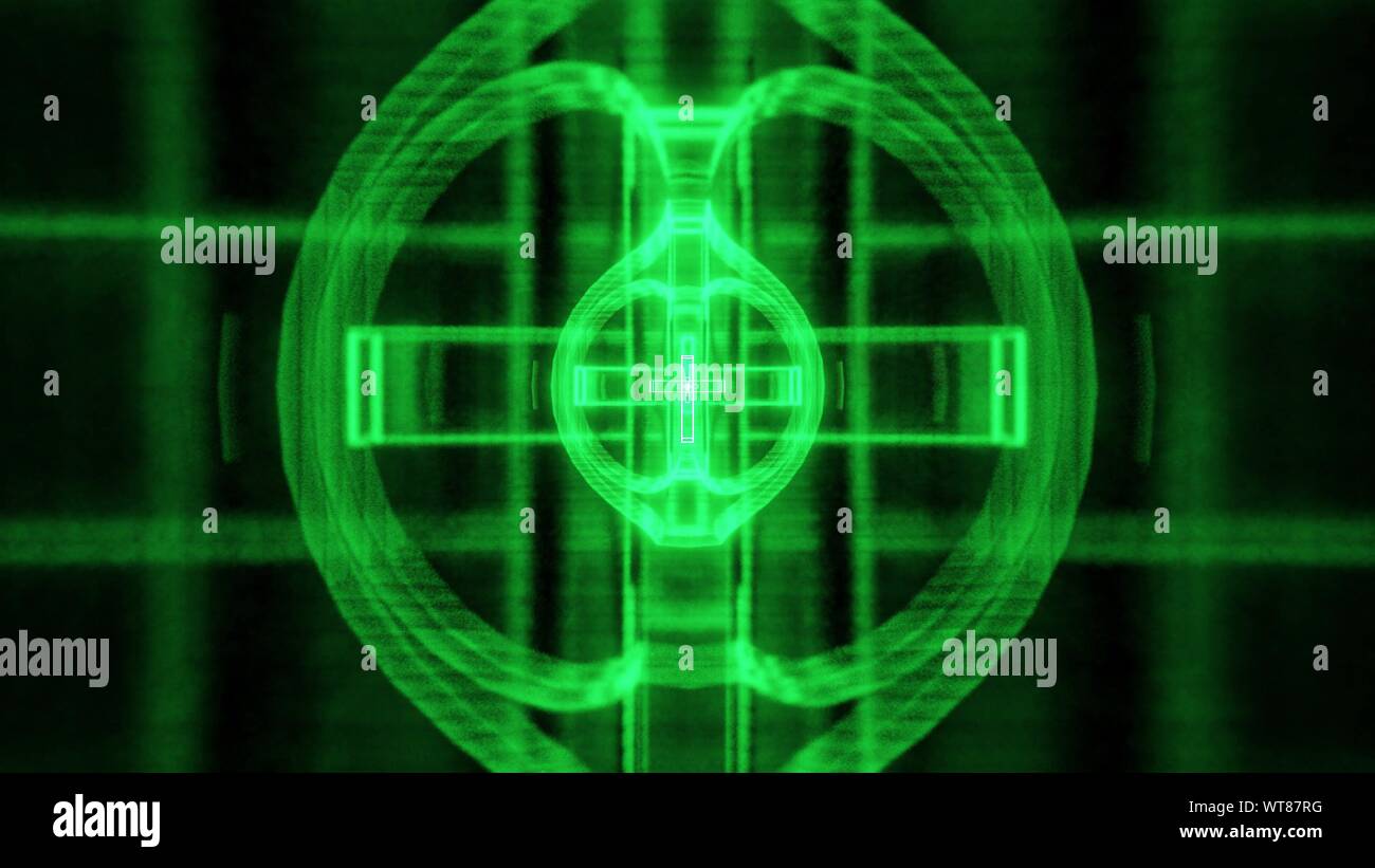 holy green vintage and futuristic christian cross 3d rendering ...