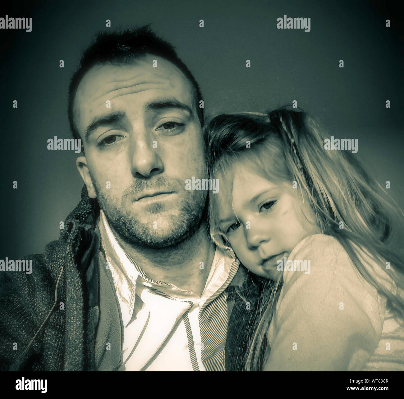 Sad father hi-res stock photography and images - Alamy