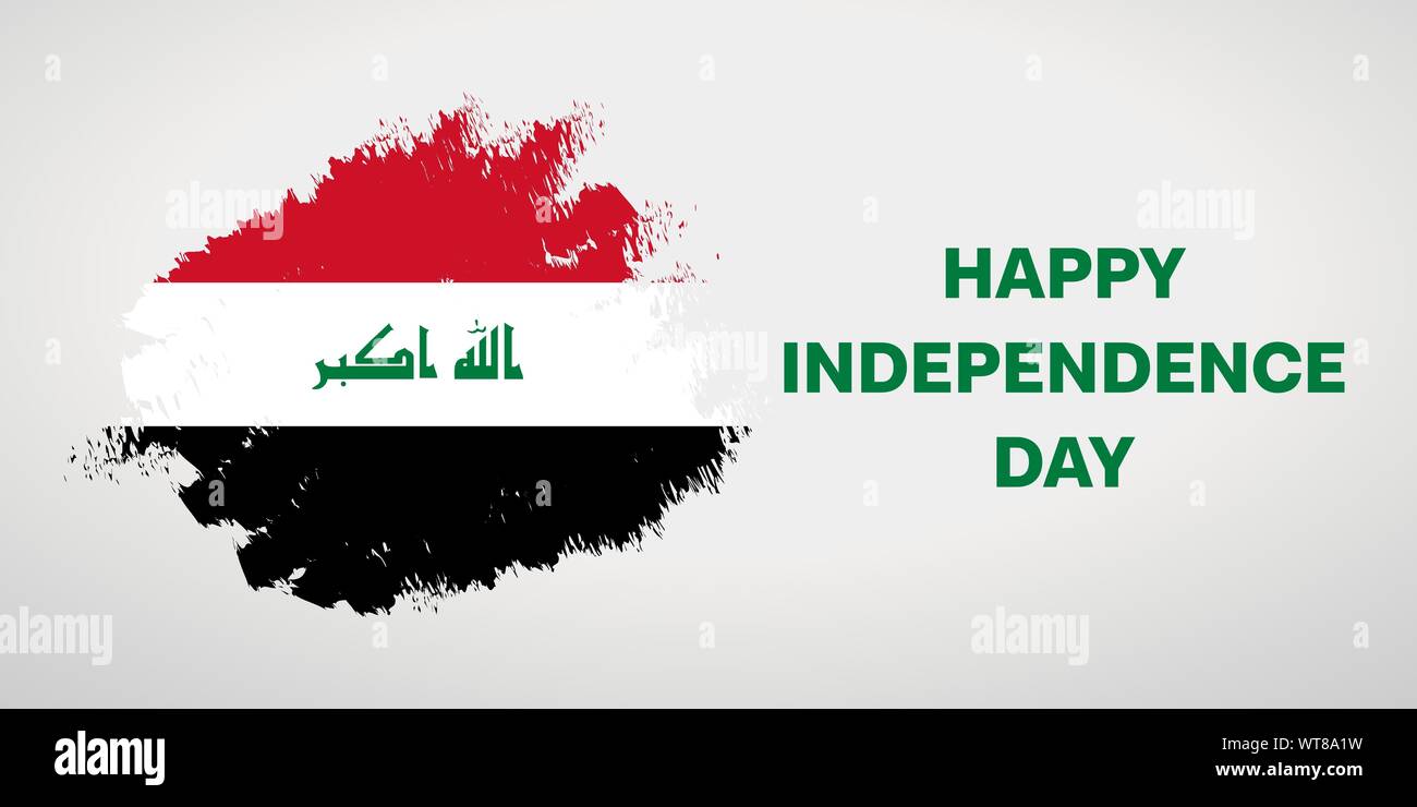 October 3rd Happy Independence day of Iraq Stock Vector Image & Art - Alamy