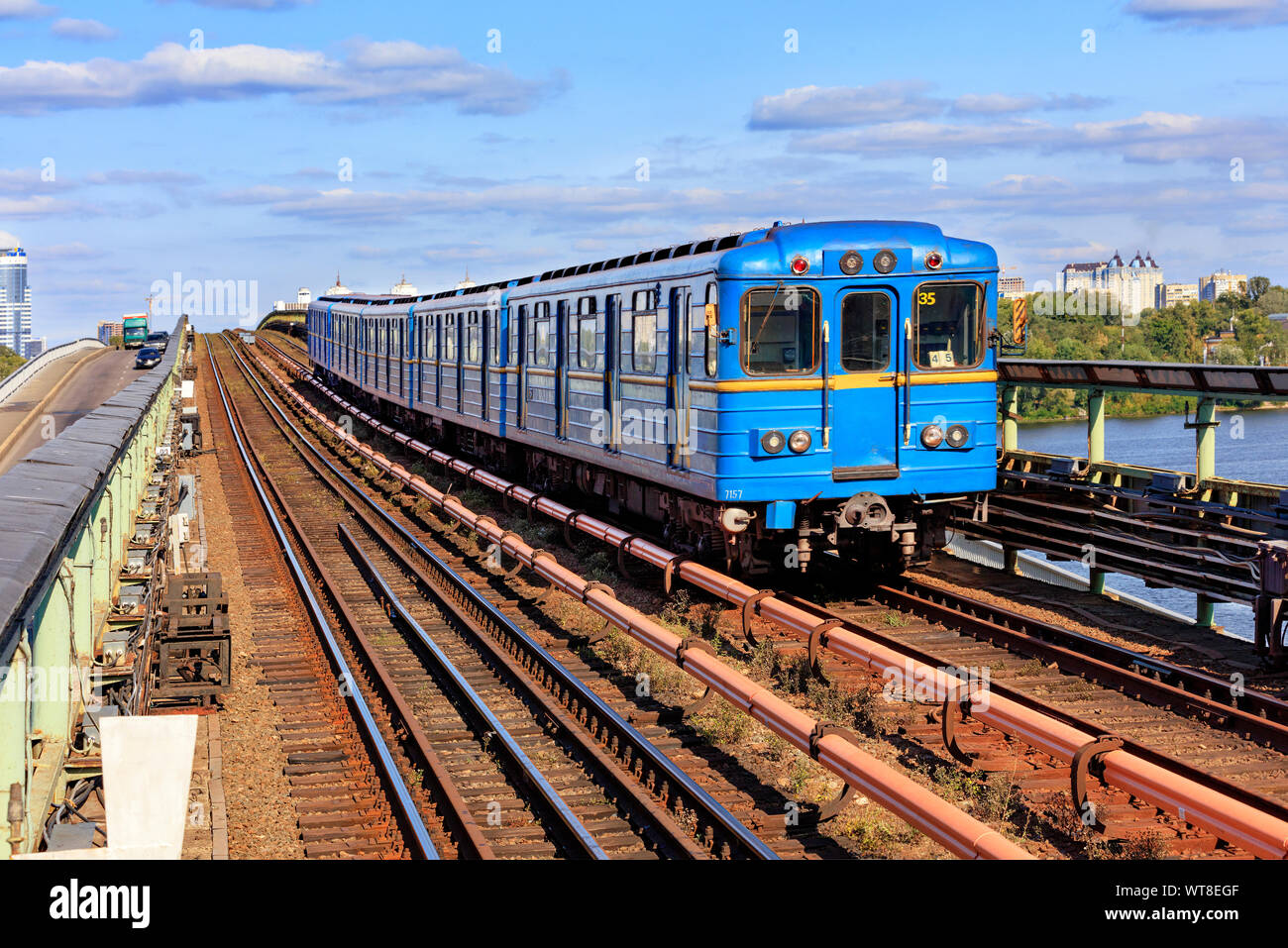 Kyiv ukraine metro bridge in hi-res stock photography and images - Alamy