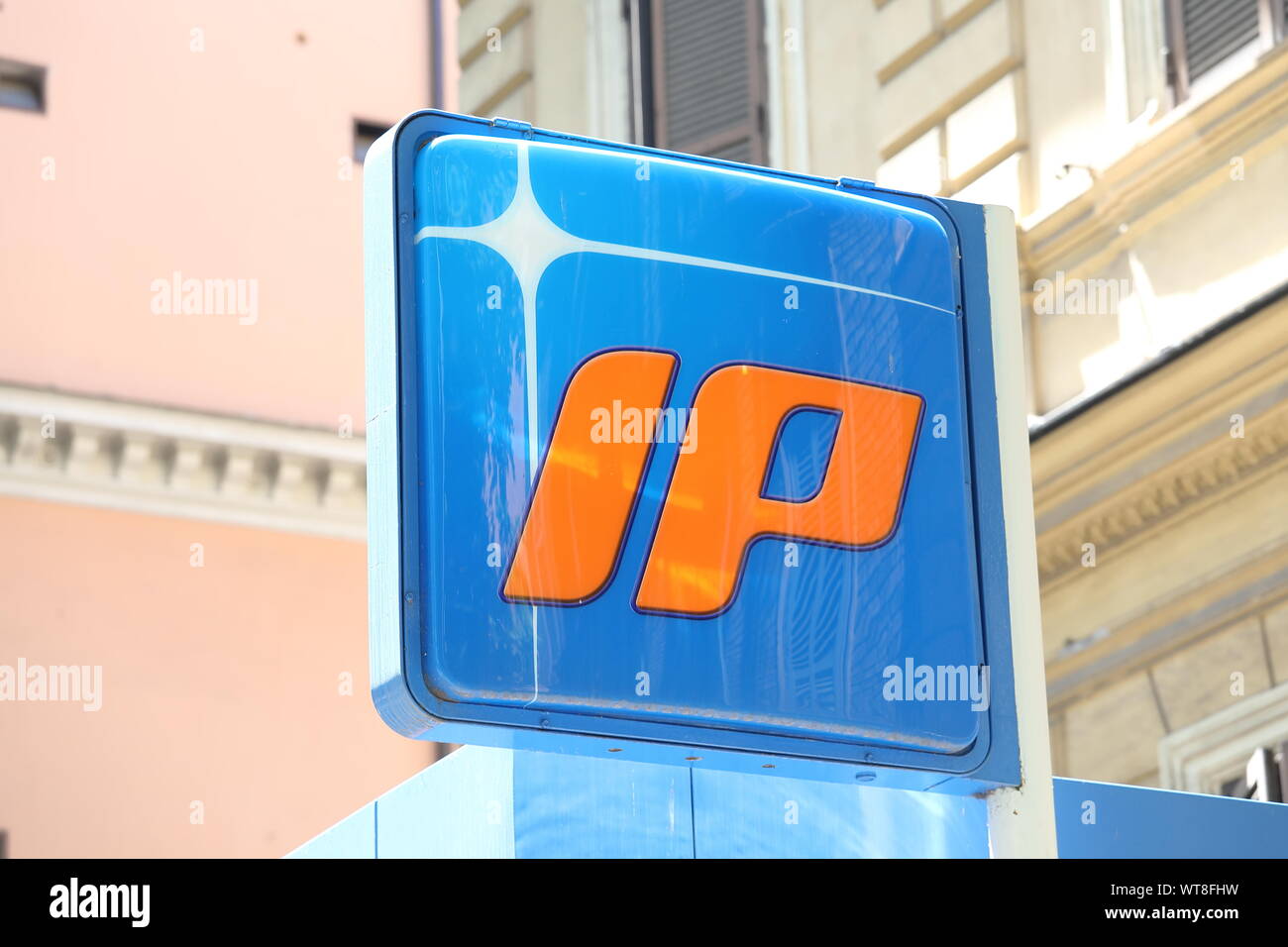 Ip petrol station sign hi-res stock photography and images - Alamy