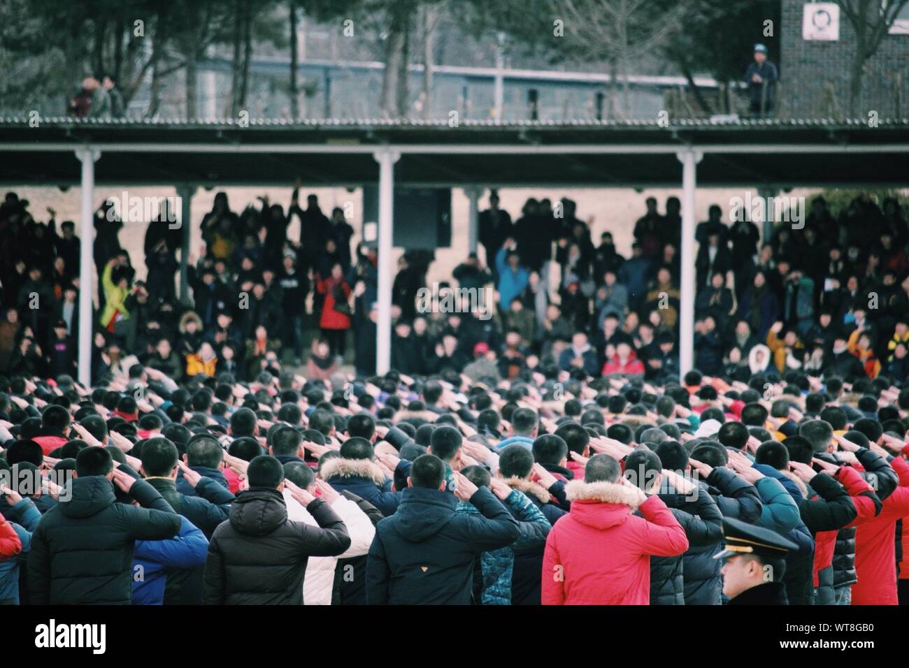 Crowd outdoors hi-res stock photography and images - Alamy