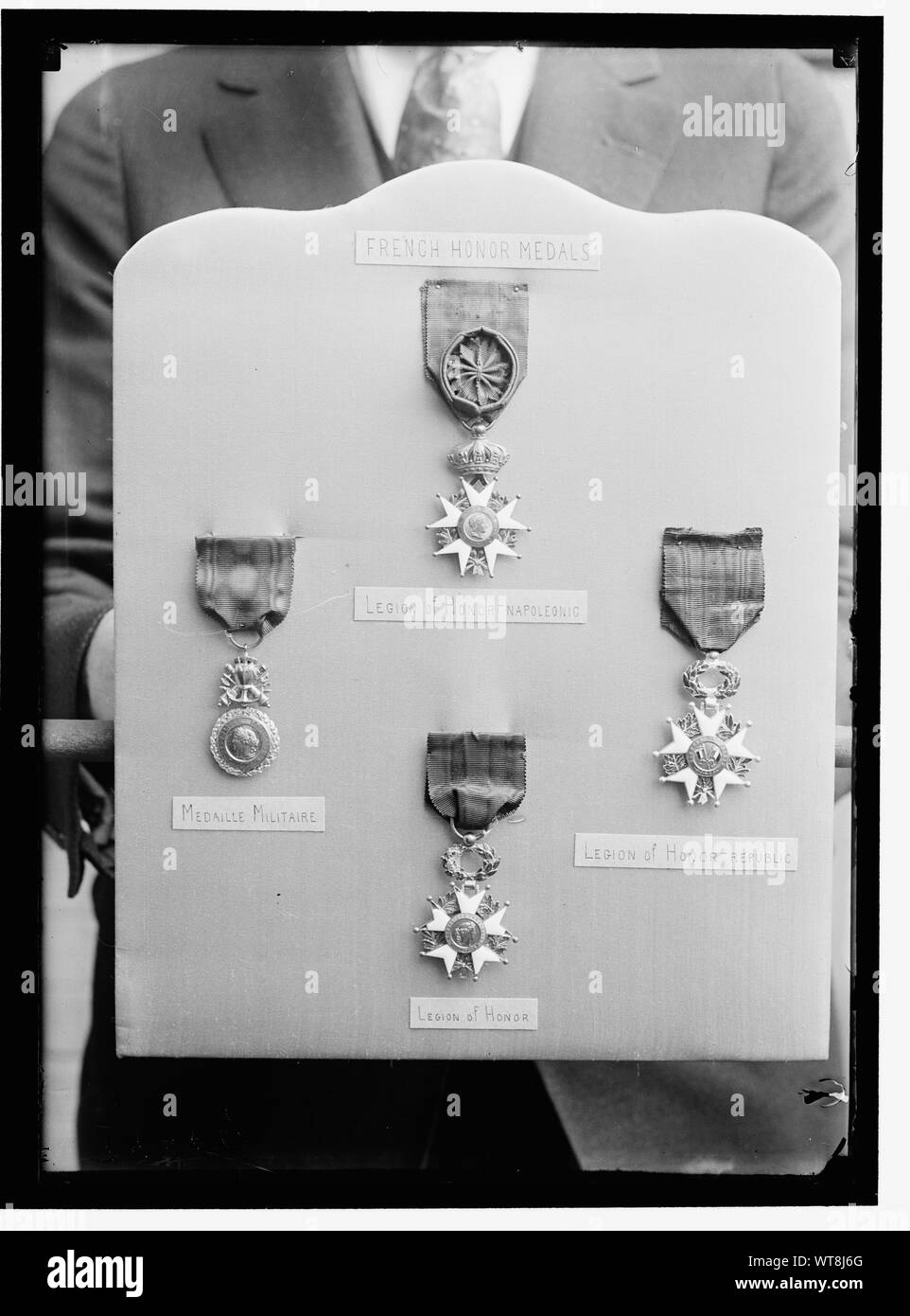 MEDALS, DECORATIONS, ETC., FRENCH MEDALS Stock Photo - Alamy
