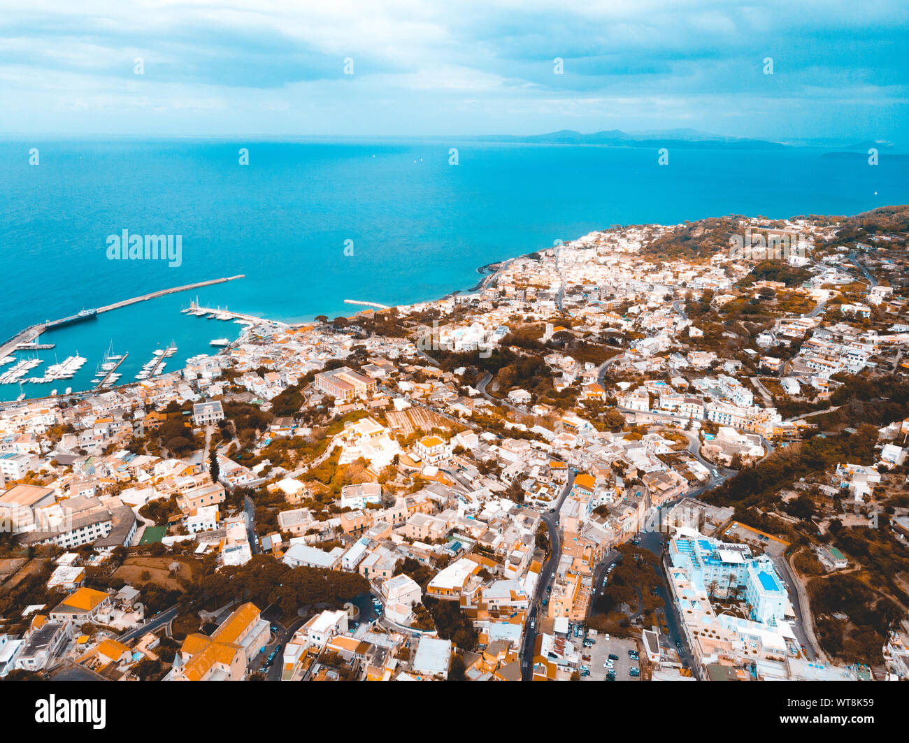 Ischia drone view hi-res stock photography and images - Alamy