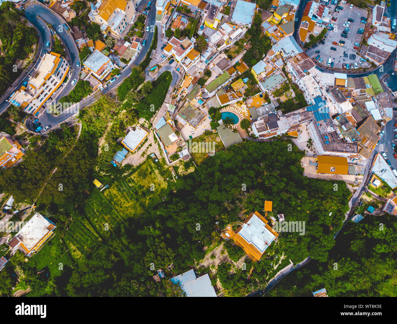 Ischia drone view hi-res stock photography and images - Alamy