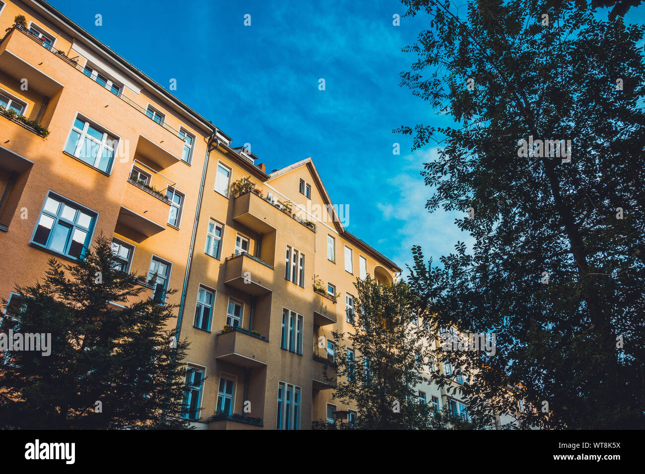 Typical apartment building in central Berlin Stock Photo - Alamy
