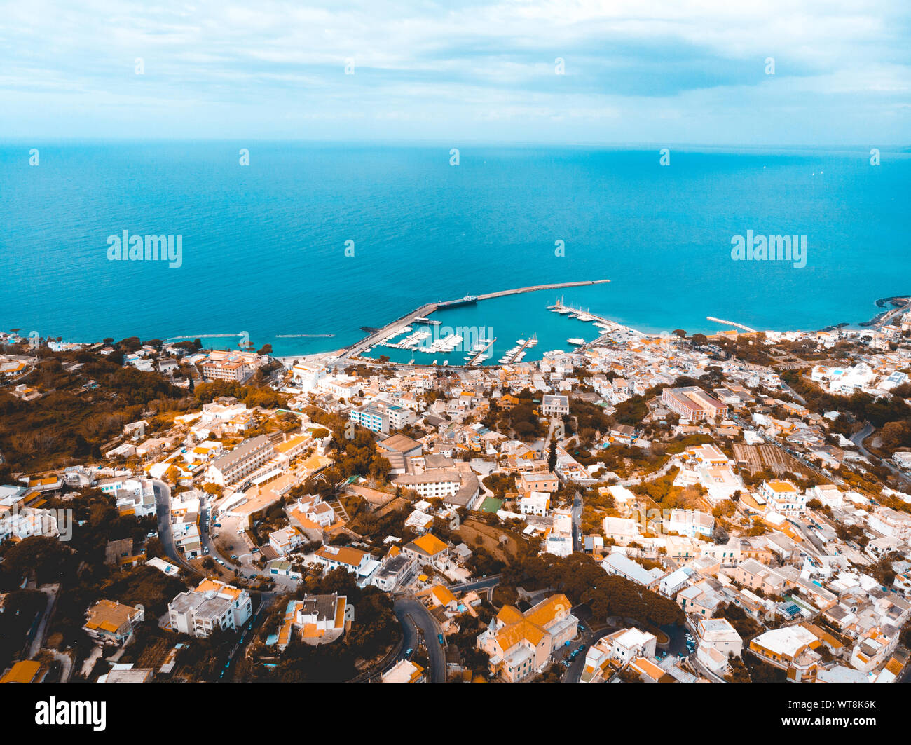 Ischia drone view hi-res stock photography and images - Alamy