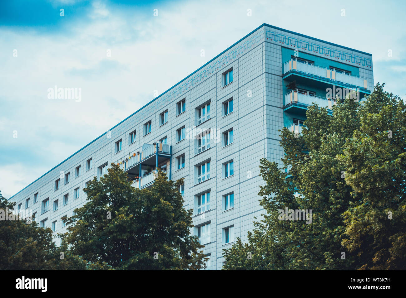 Plattenbau building facade berlin germany hi-res stock photography and ...