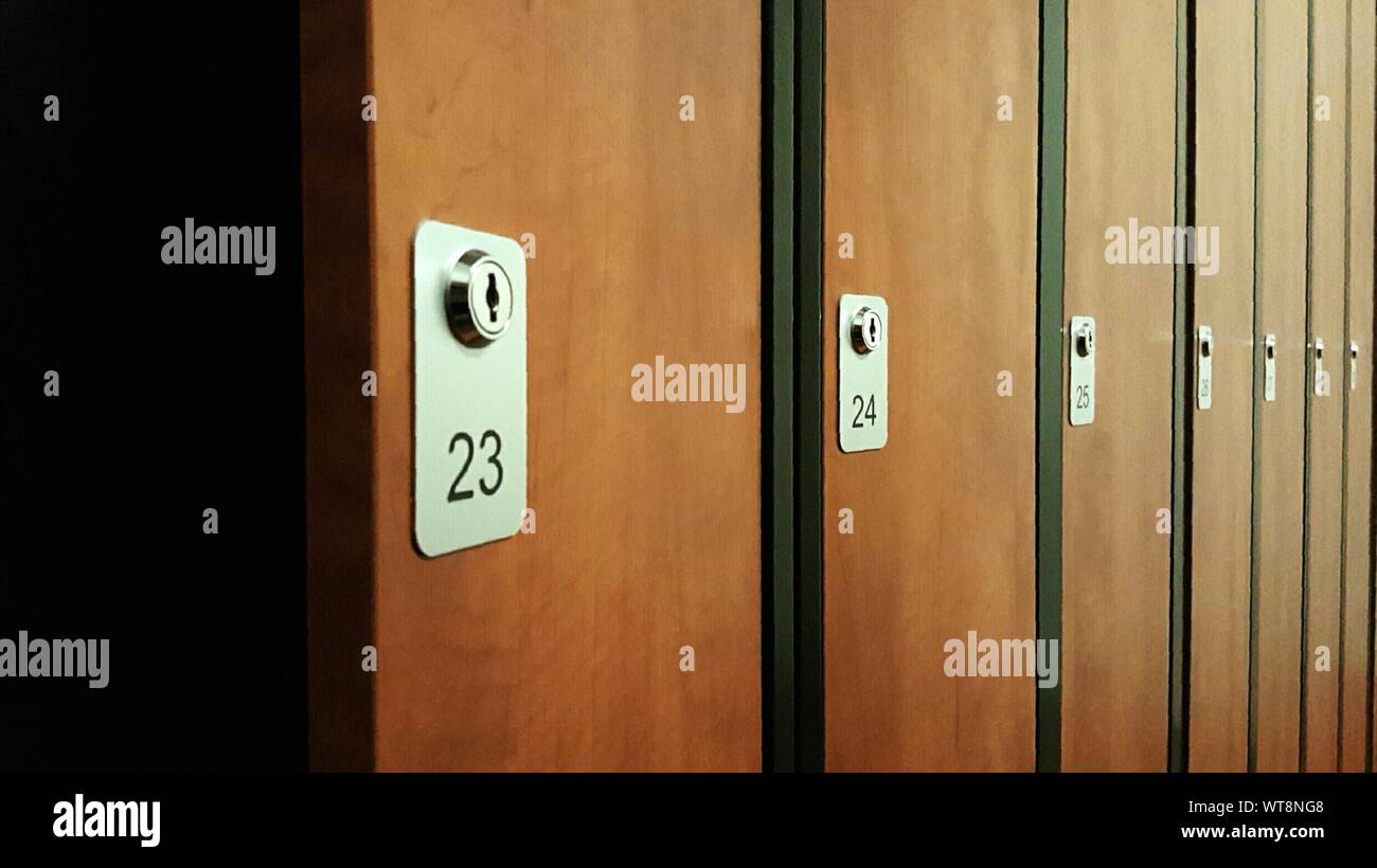 Side lockers hi-res stock photography and images - Alamy