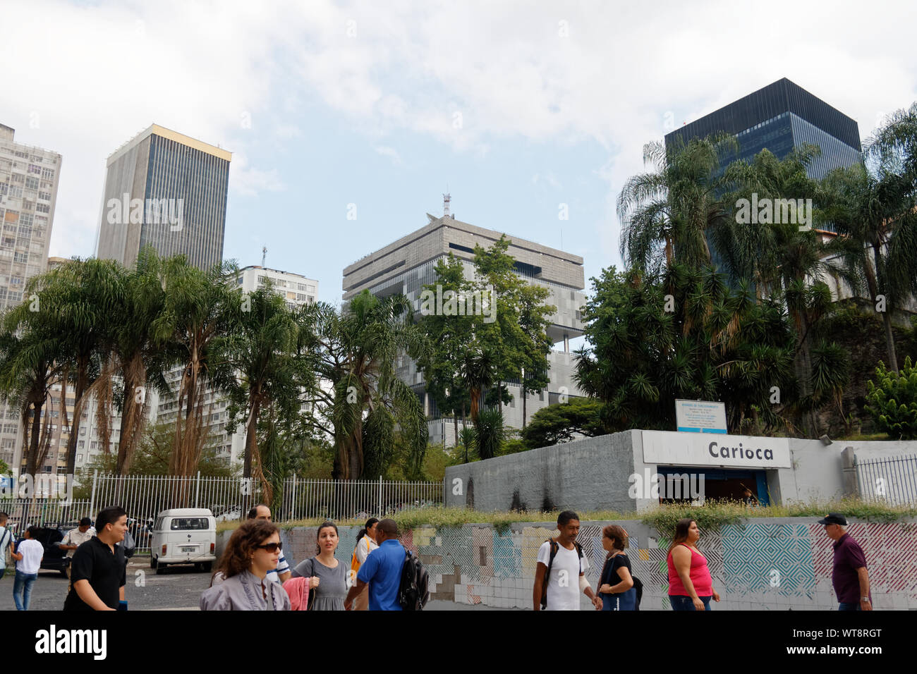 Carioca metro station rio de janeiro hi-res stock photography and ...