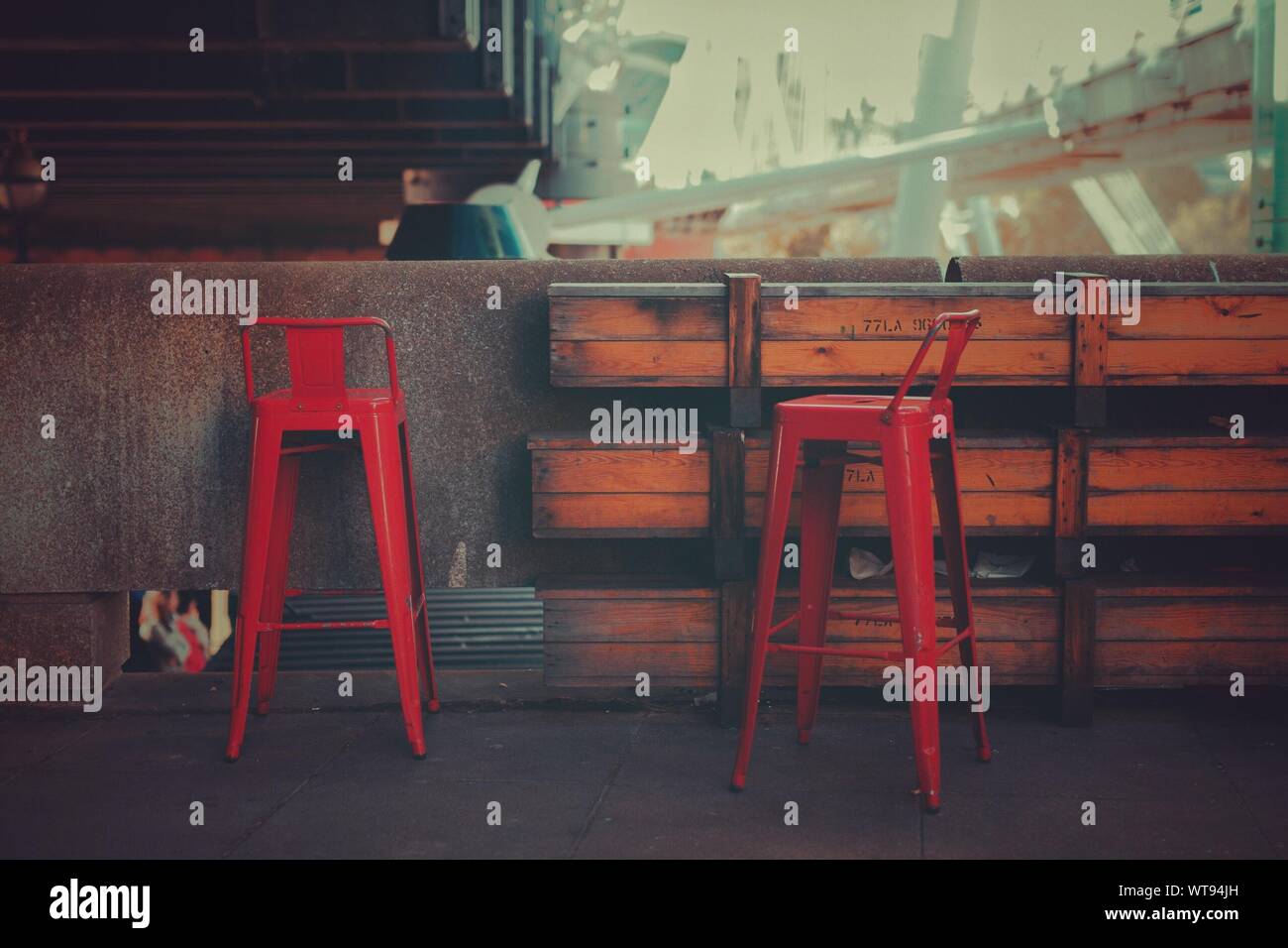 Red Stools High Resolution Stock Photography and Images - Alamy