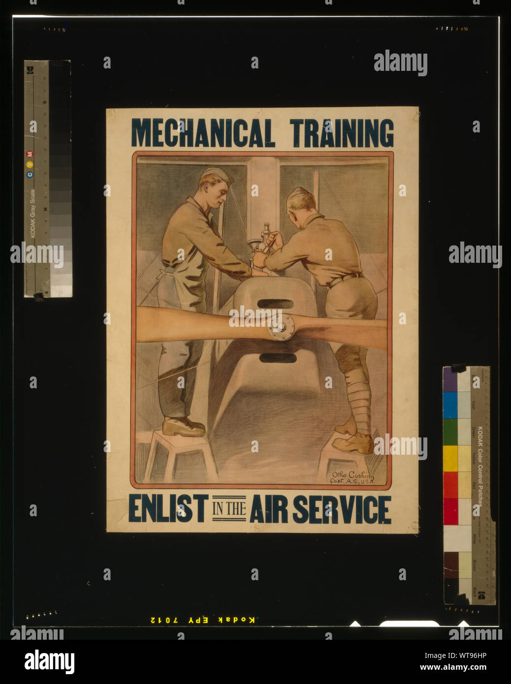 Mechanical training--Enlist in the Air Service Poster showing soldiers ...