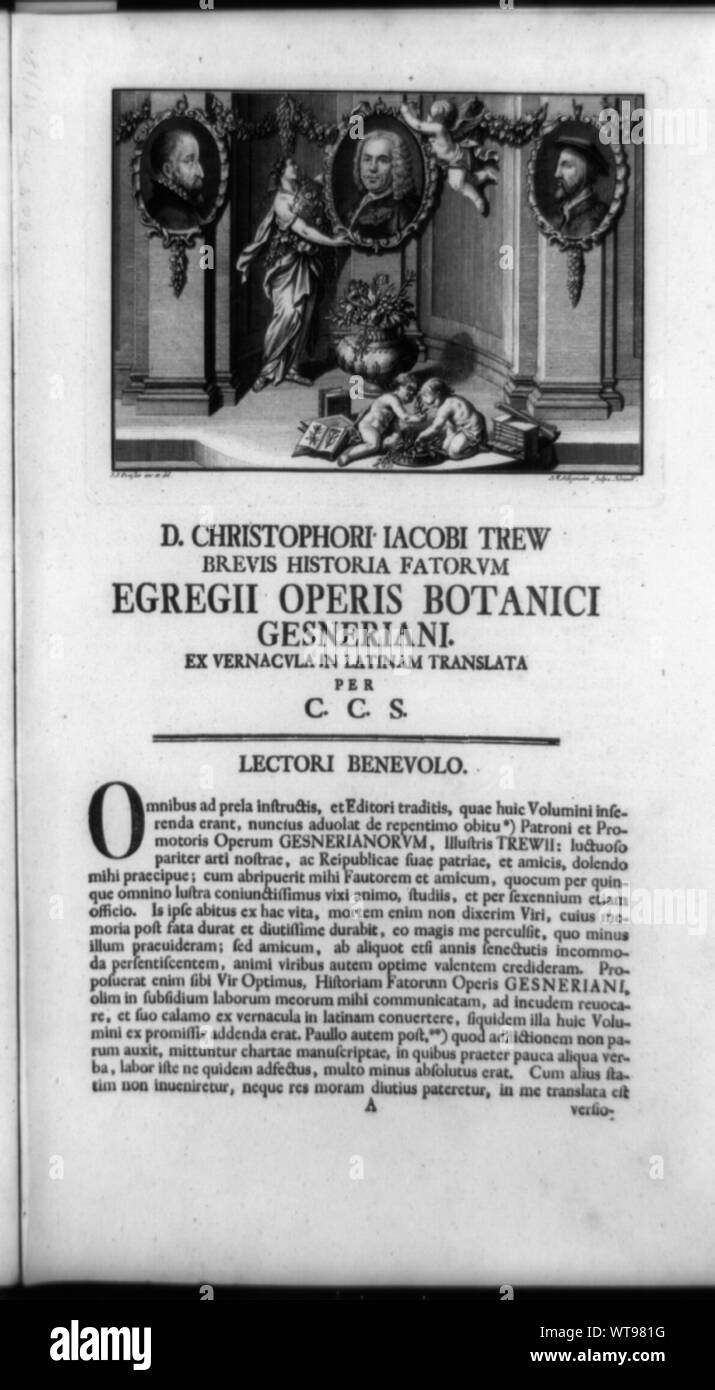 Medallion portraits of Christoph Jacob Trew, the Margrave of Bradenburg ...