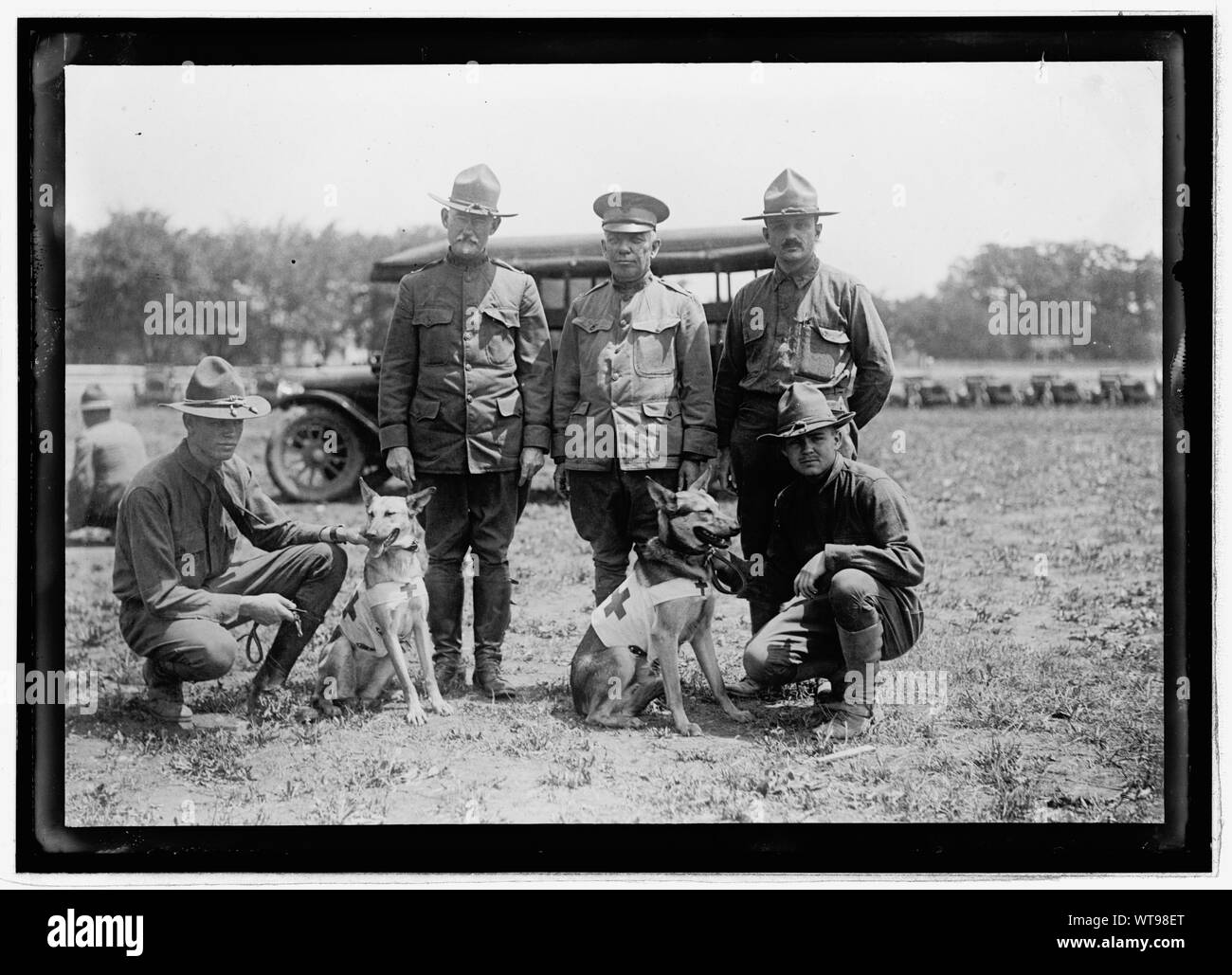 Medical support unit personnel Black and White Stock Photos & Images ...