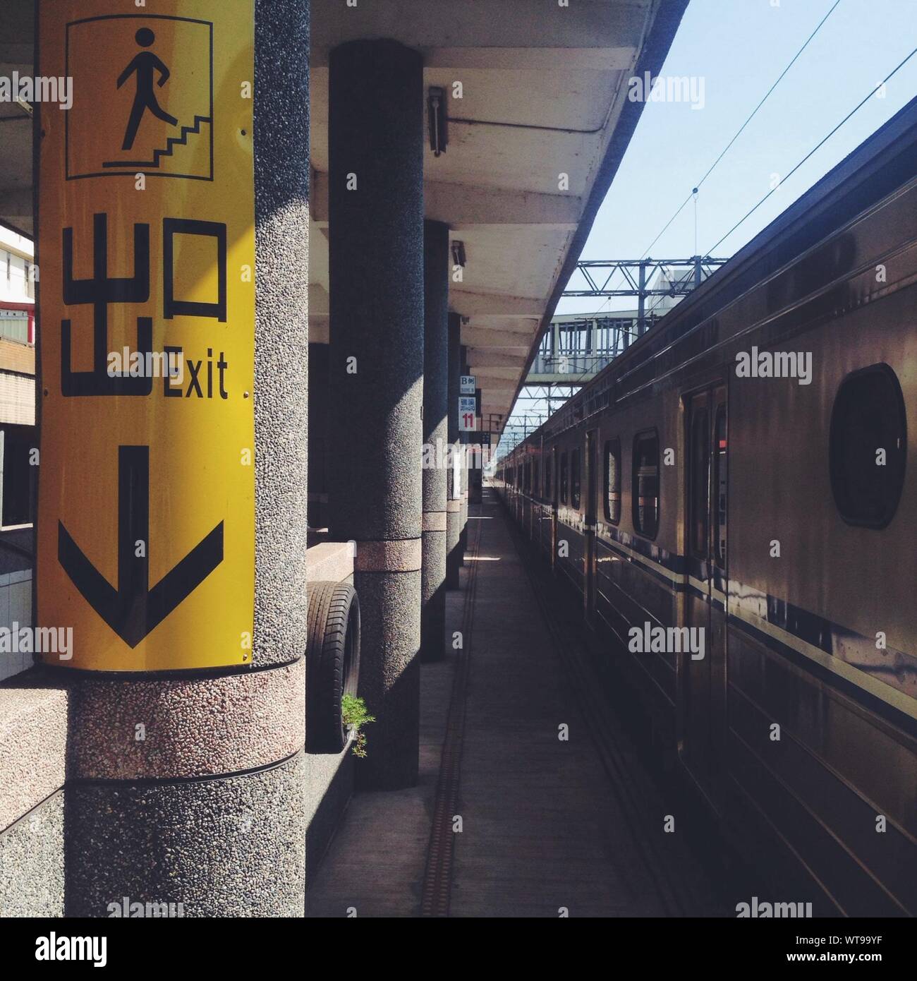 Directional Sign Train High Resolution Stock Photography and Images - Alamy