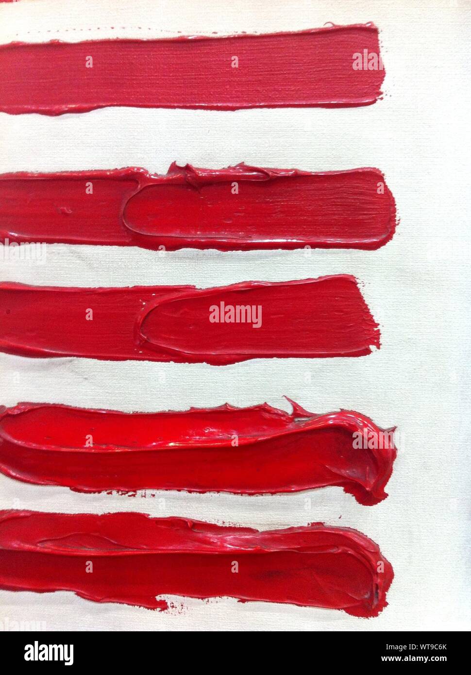 Paint stripes red hi-res stock photography and images - Alamy