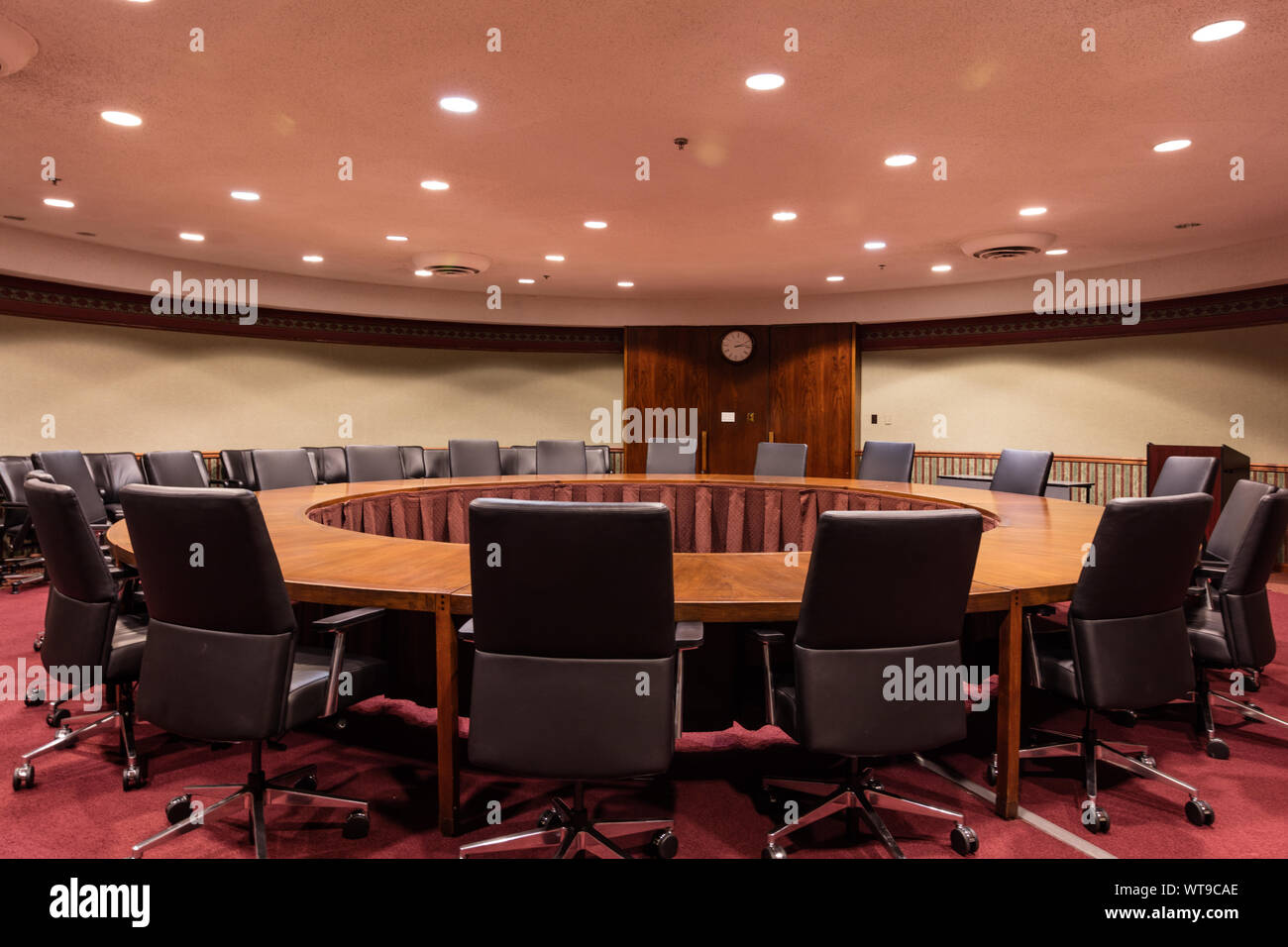 Meeting room. Orville Wright Federal Building, Washington, D.C Stock ...