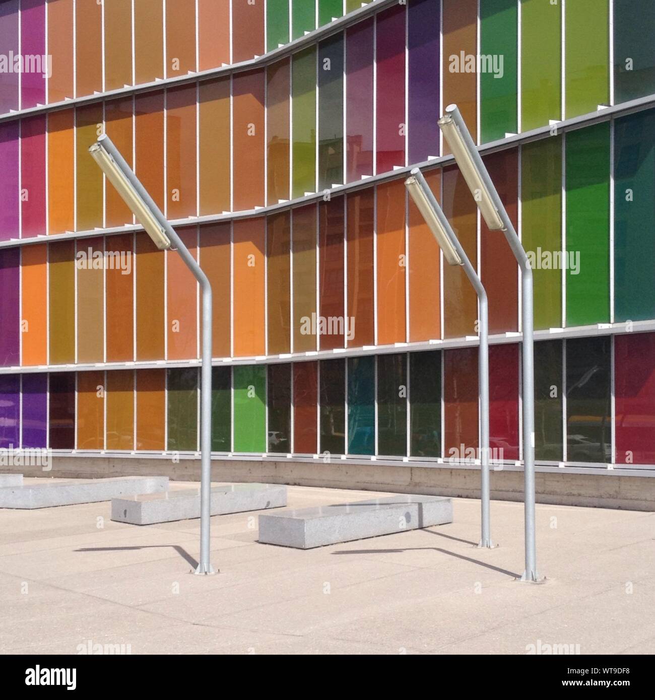Multi colored glass building exterior hi-res stock photography and ...