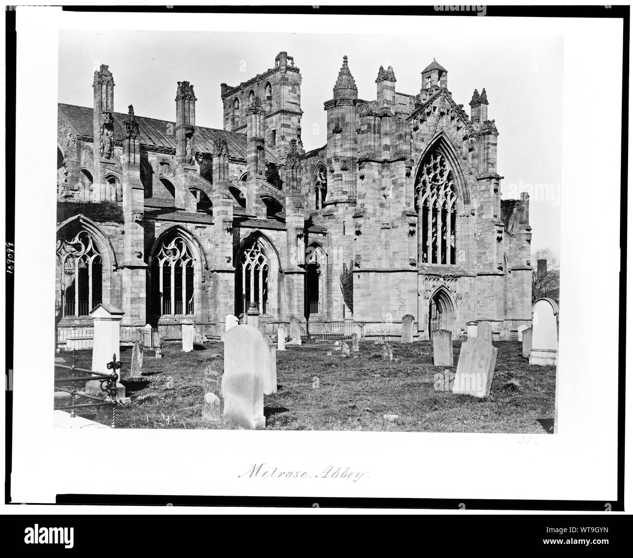 Melrose abbey Cut Out Stock Images & Pictures - Alamy