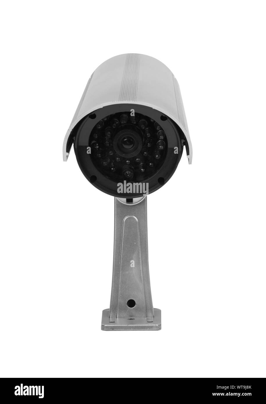 surveillance camera isolated on white background Stock Photo - Alamy