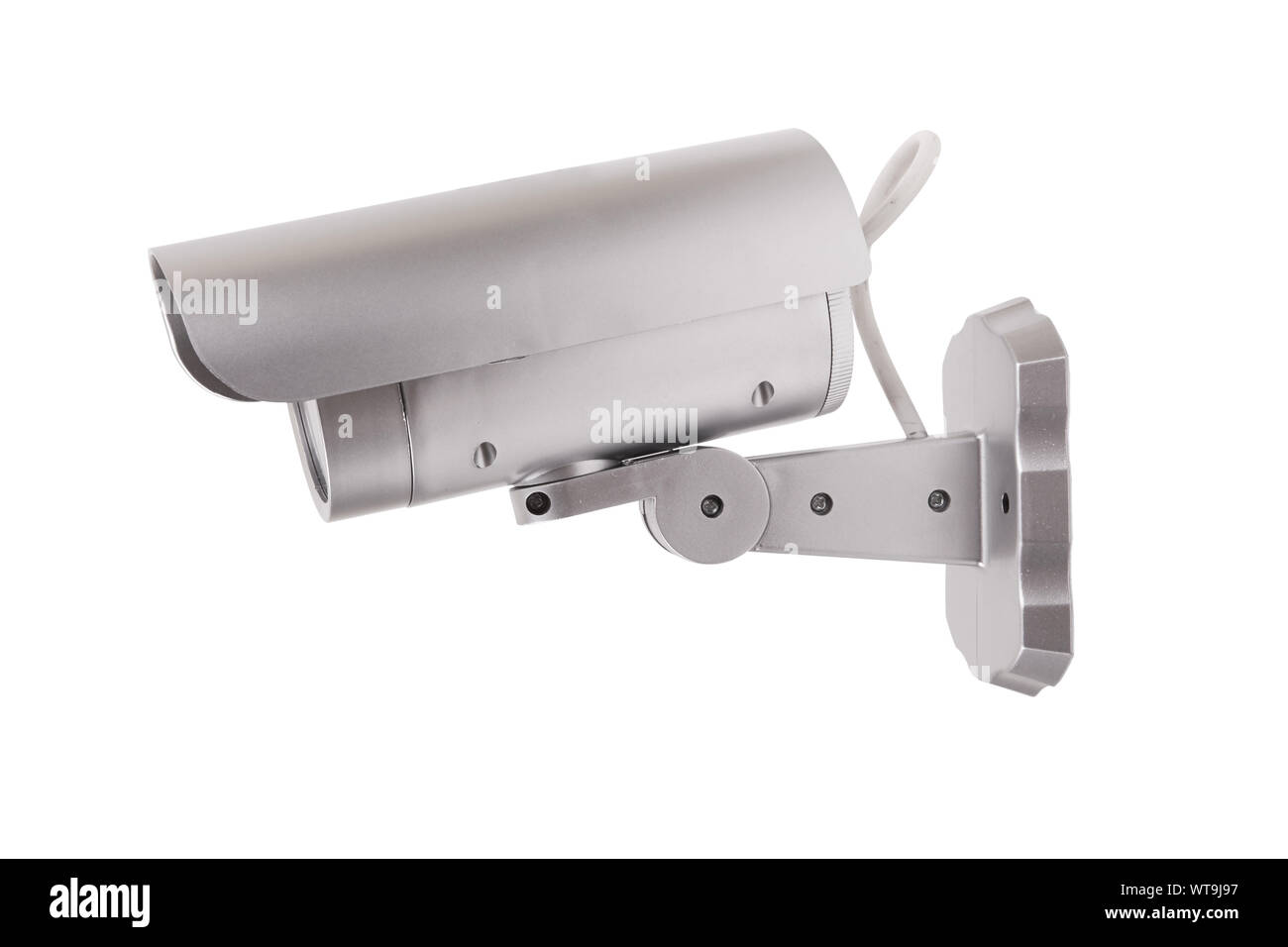surveillance camera isolated on white background Stock Photo - Alamy
