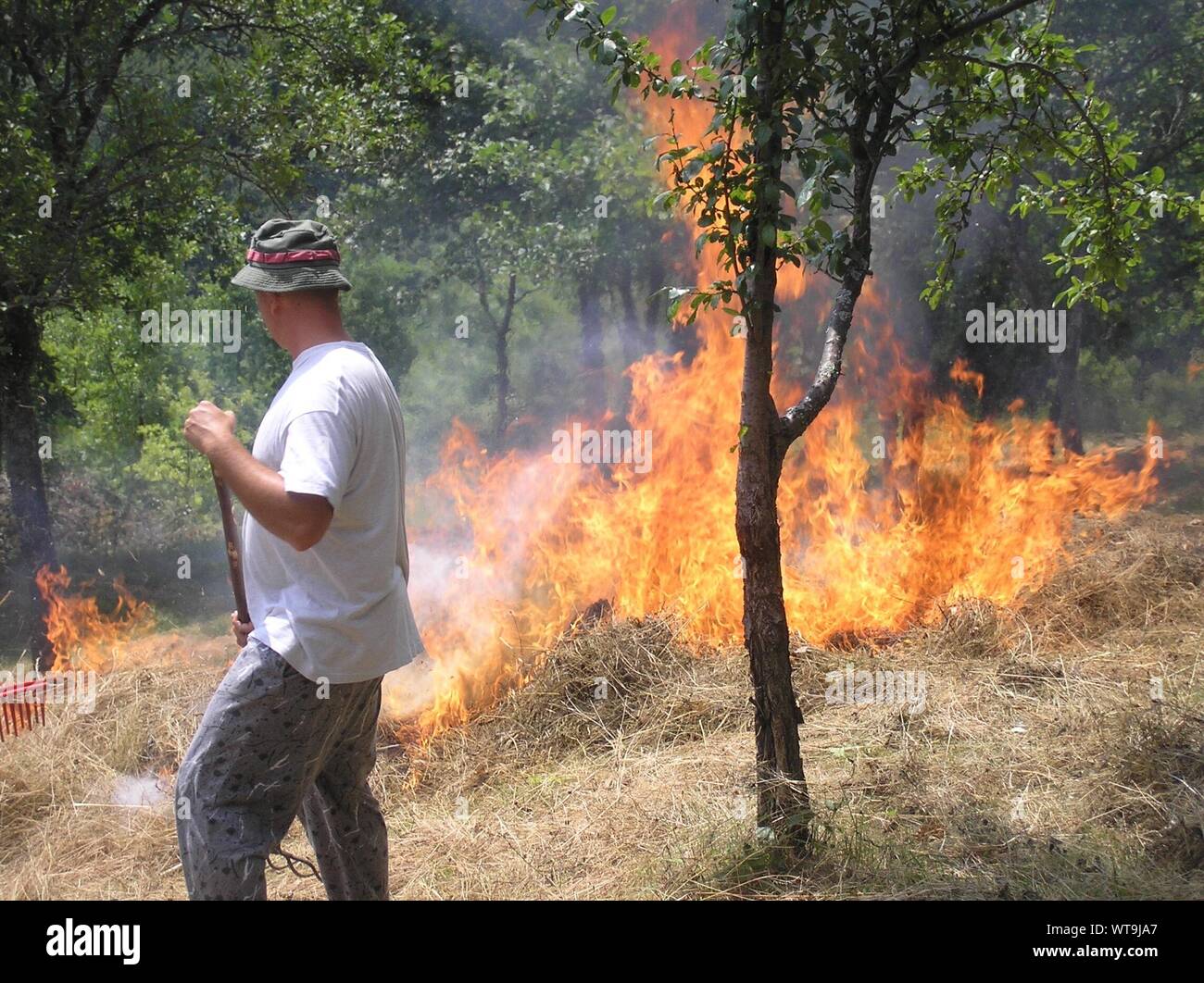 Burning Hay High Resolution Stock Photography and Images - Alamy