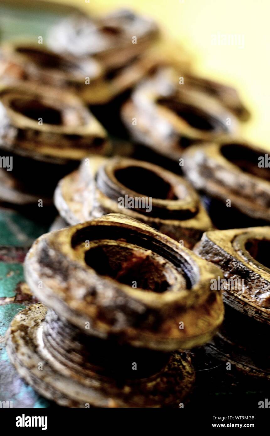 Old nuts and bolts hi-res stock photography and images - Alamy