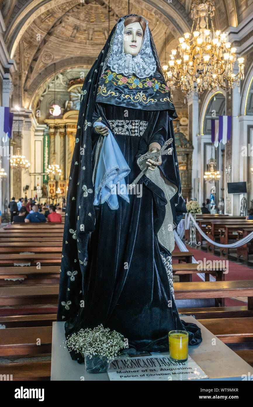 Manila, Philippines - March 5, 2019: San Augustin Church. Live size ...