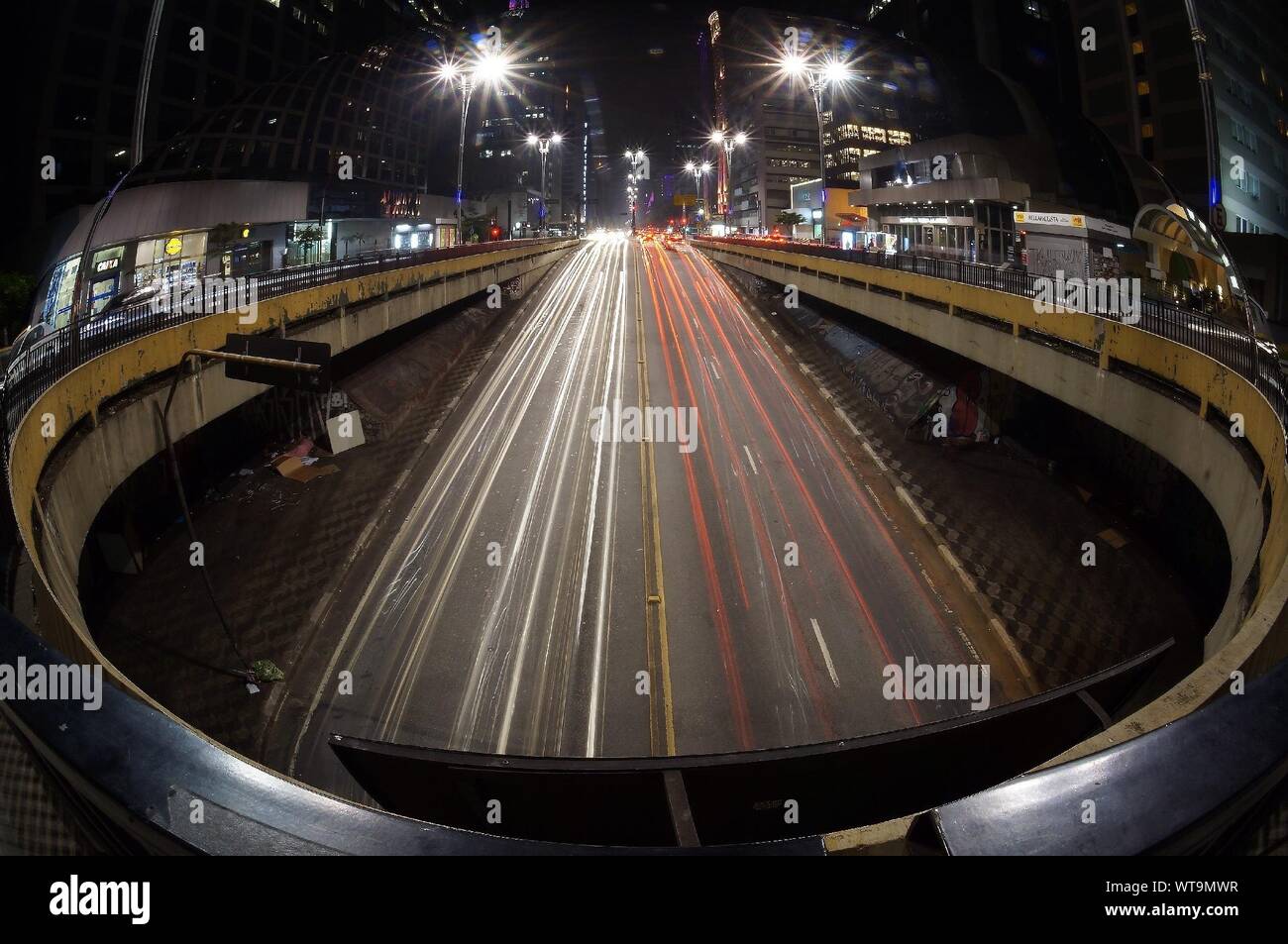 Long exposure highway circular hi-res stock photography and images - Alamy
