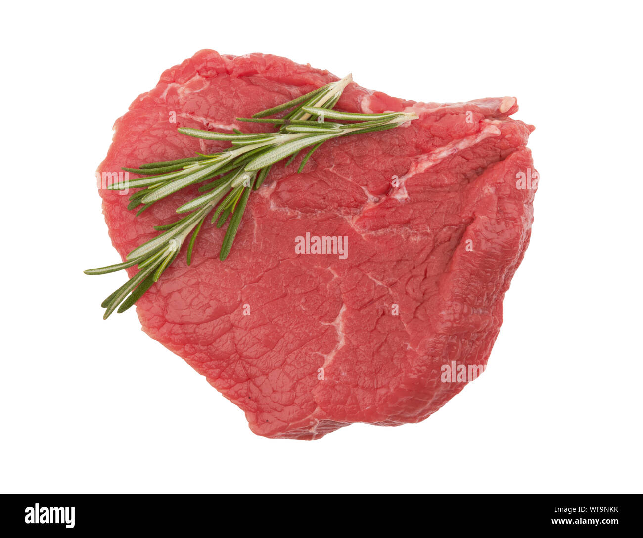 Fresh raw meat isolated on white background Stock Photo - Alamy