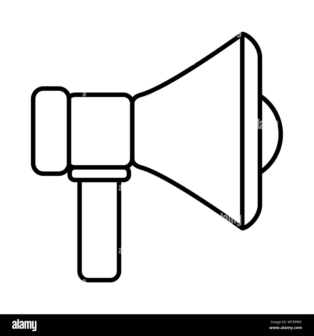 Isolated megaphone vector design Stock Vector Image & Art - Alamy
