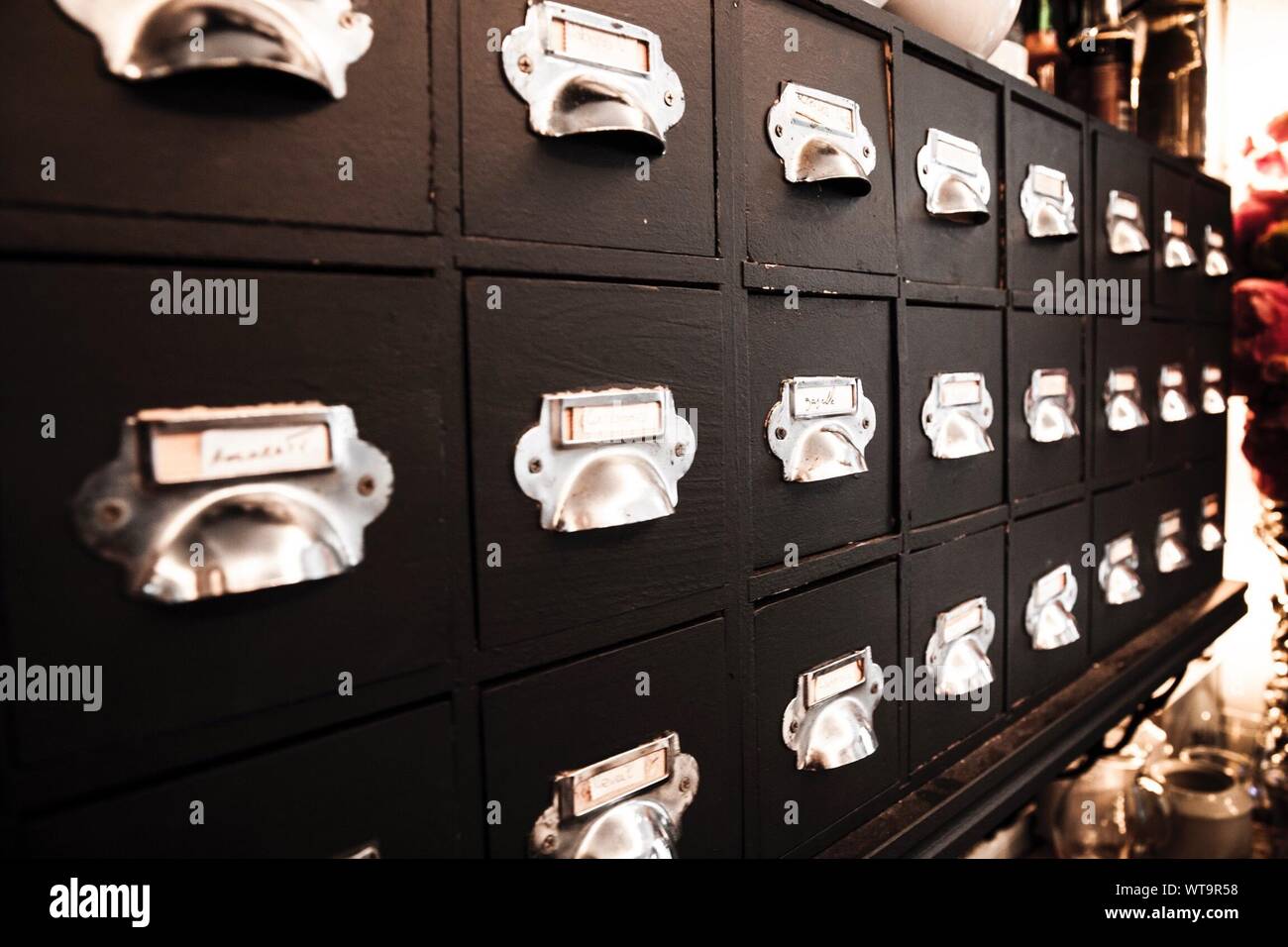 Wooden lockers hi-res stock photography and images - Alamy