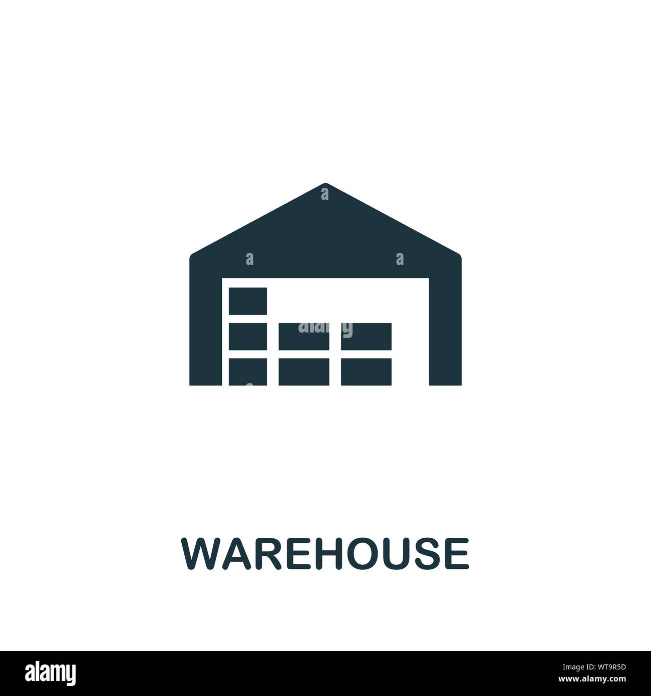 Warehouse vector icon symbol. Creative sign from buildings icons ... Warehouse vector icon symbol. Creative sign from buildings icons ...