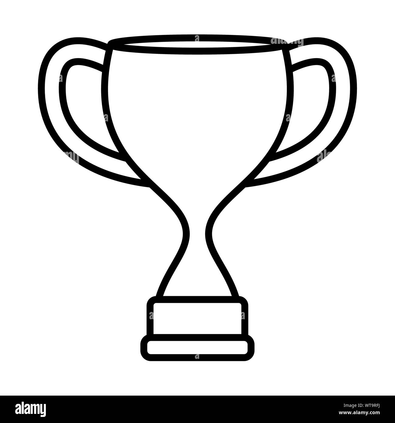 Isolated competition trophy design Stock Vector Image & Art - Alamy