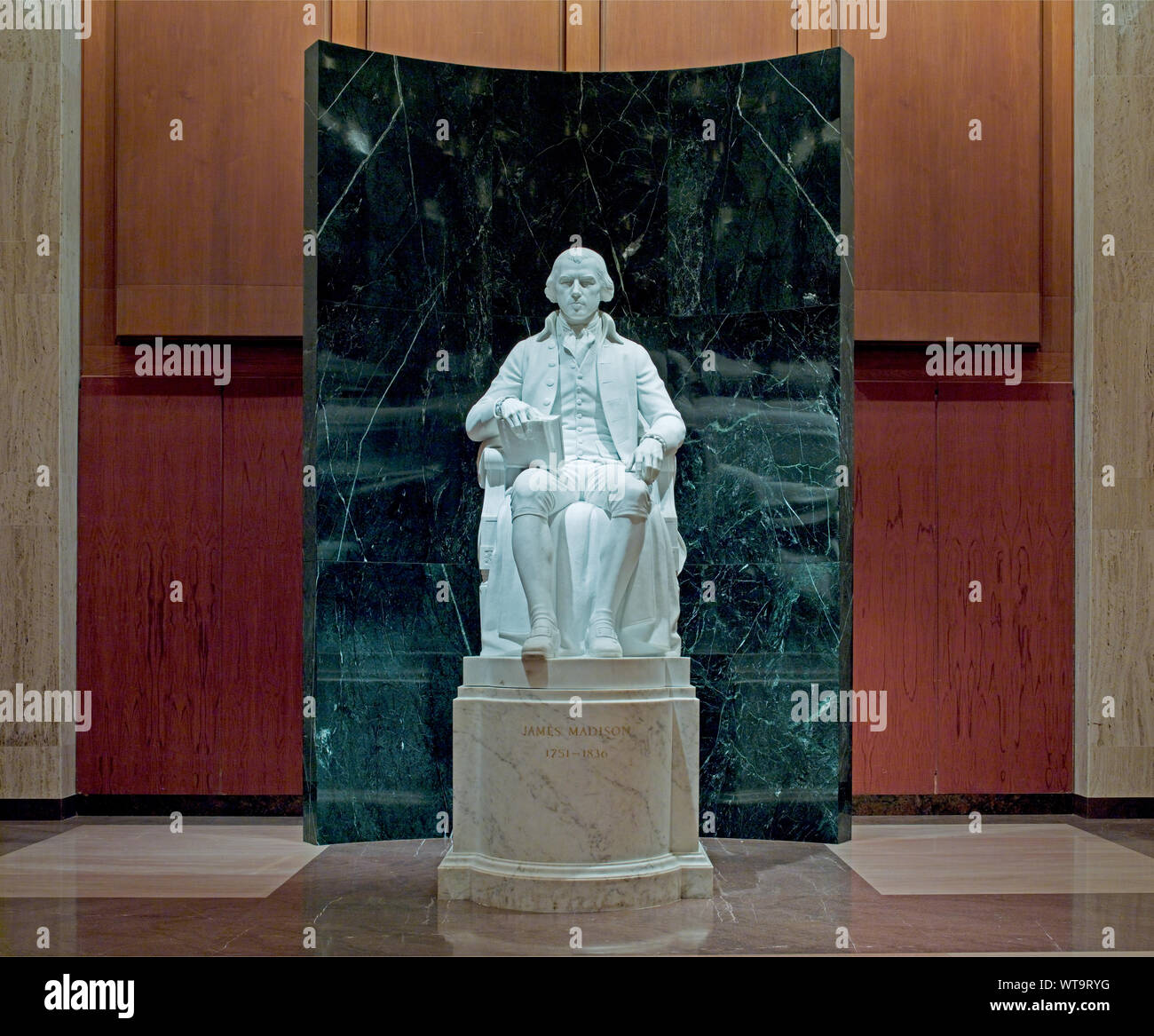 Memorial Hall. Statue of James Madison by Walker K. Hancock. Library of ...