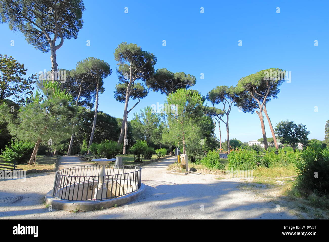 Monte Celio hill park Rome Italy Stock Photo - Alamy