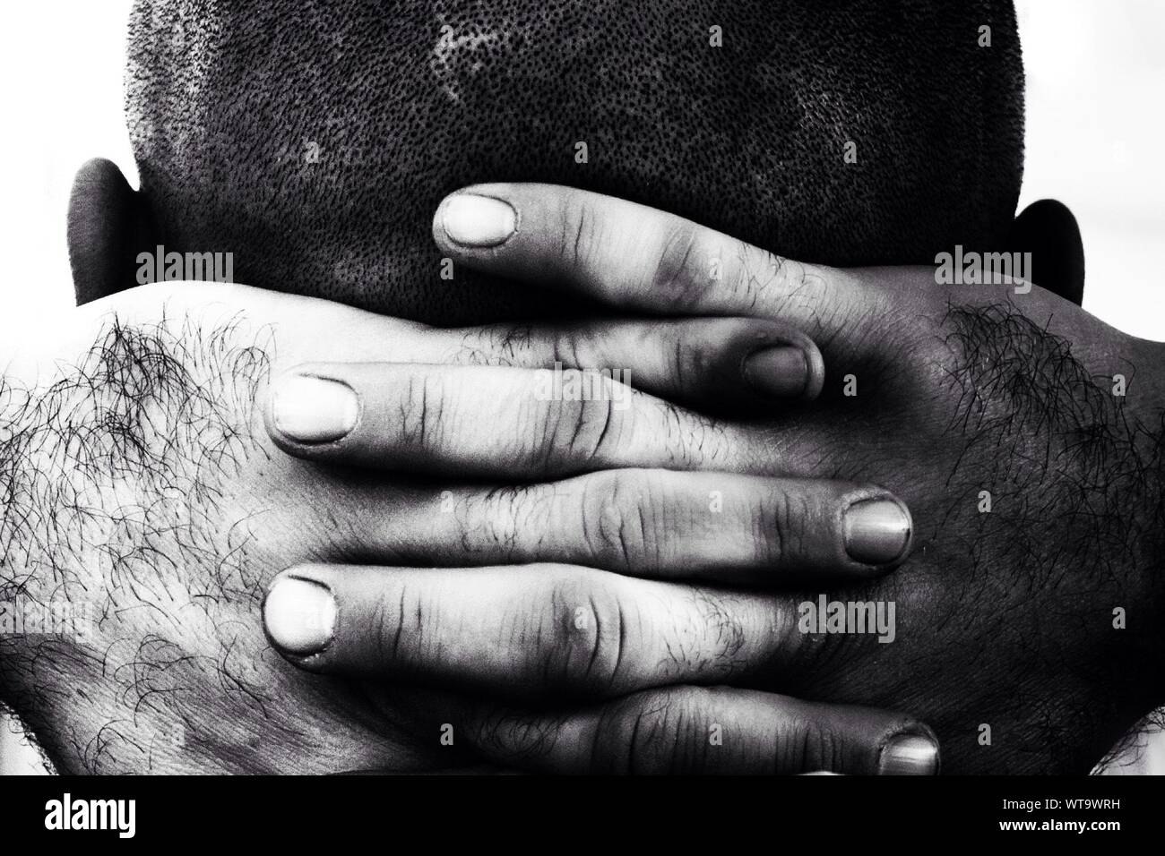 Hands clasped behind his back hi-res stock photography and images - Alamy