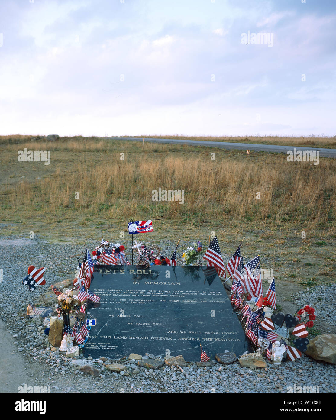 Memorial to the brave souls of Flight 93 that crashed in Shanksville ...
