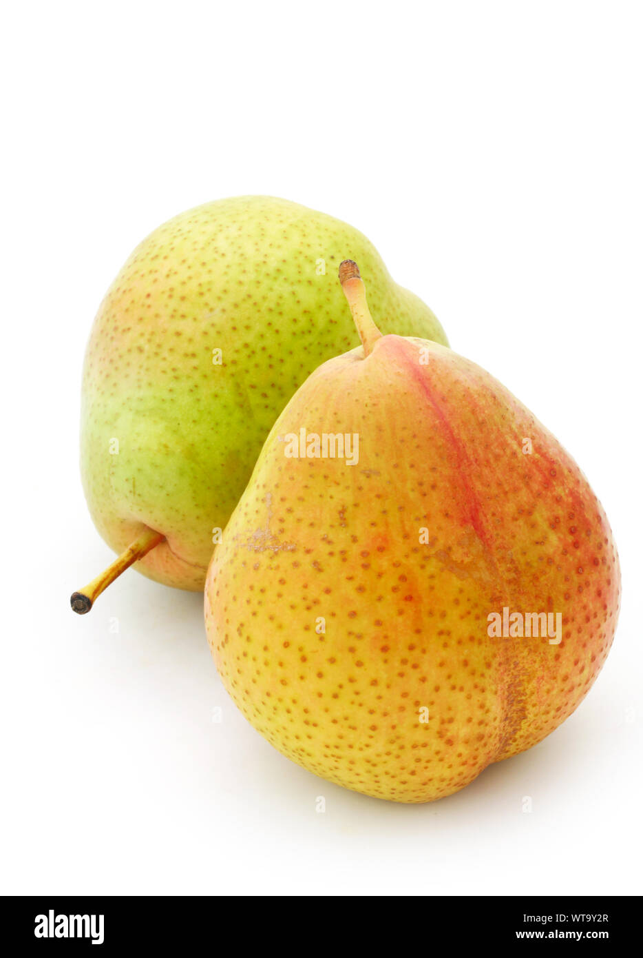 Two Pears Isolated On White Stock Photo - Alamy